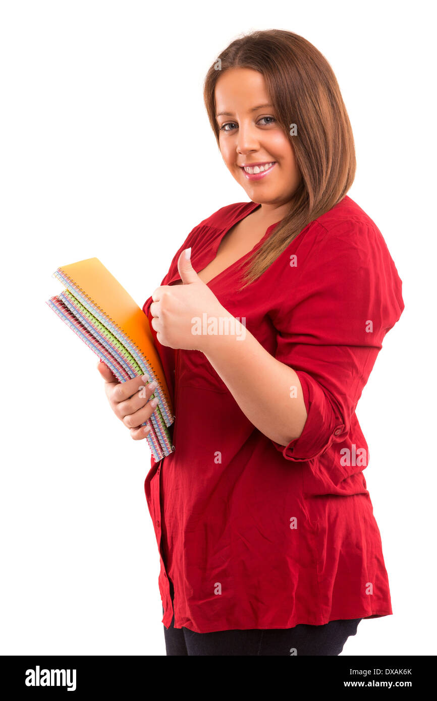 Beautiful female plus size college hi-res stock photography and images ...