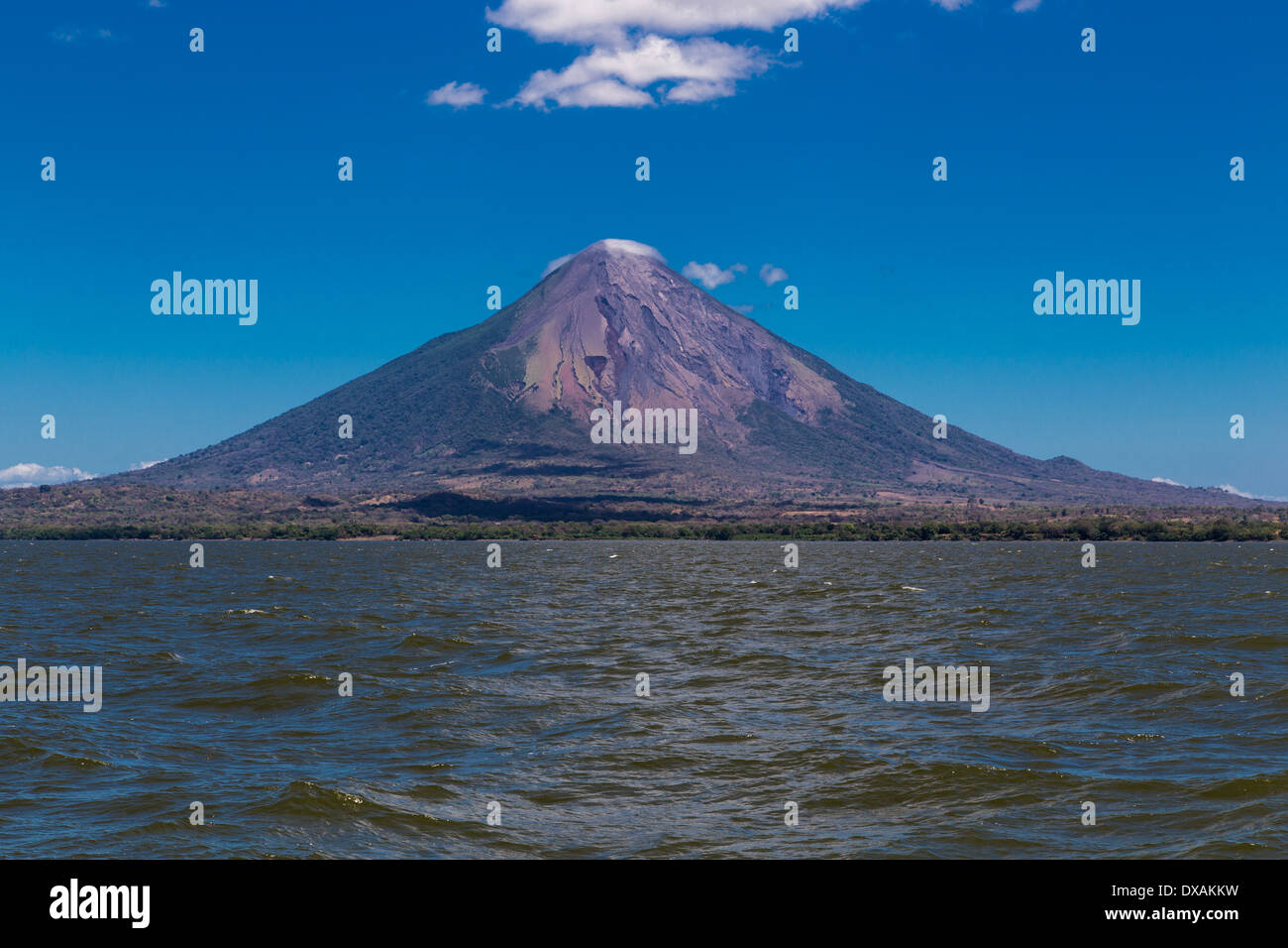 Ometepe volcano view Stock Photo - Alamy