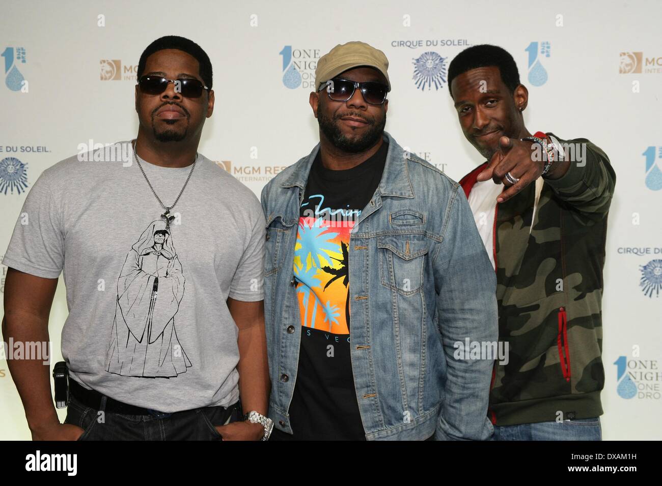 Las Vegas, NV, USA. 21st Mar, 2014. Nathan Morris, Wanya Morris, Shawn ...