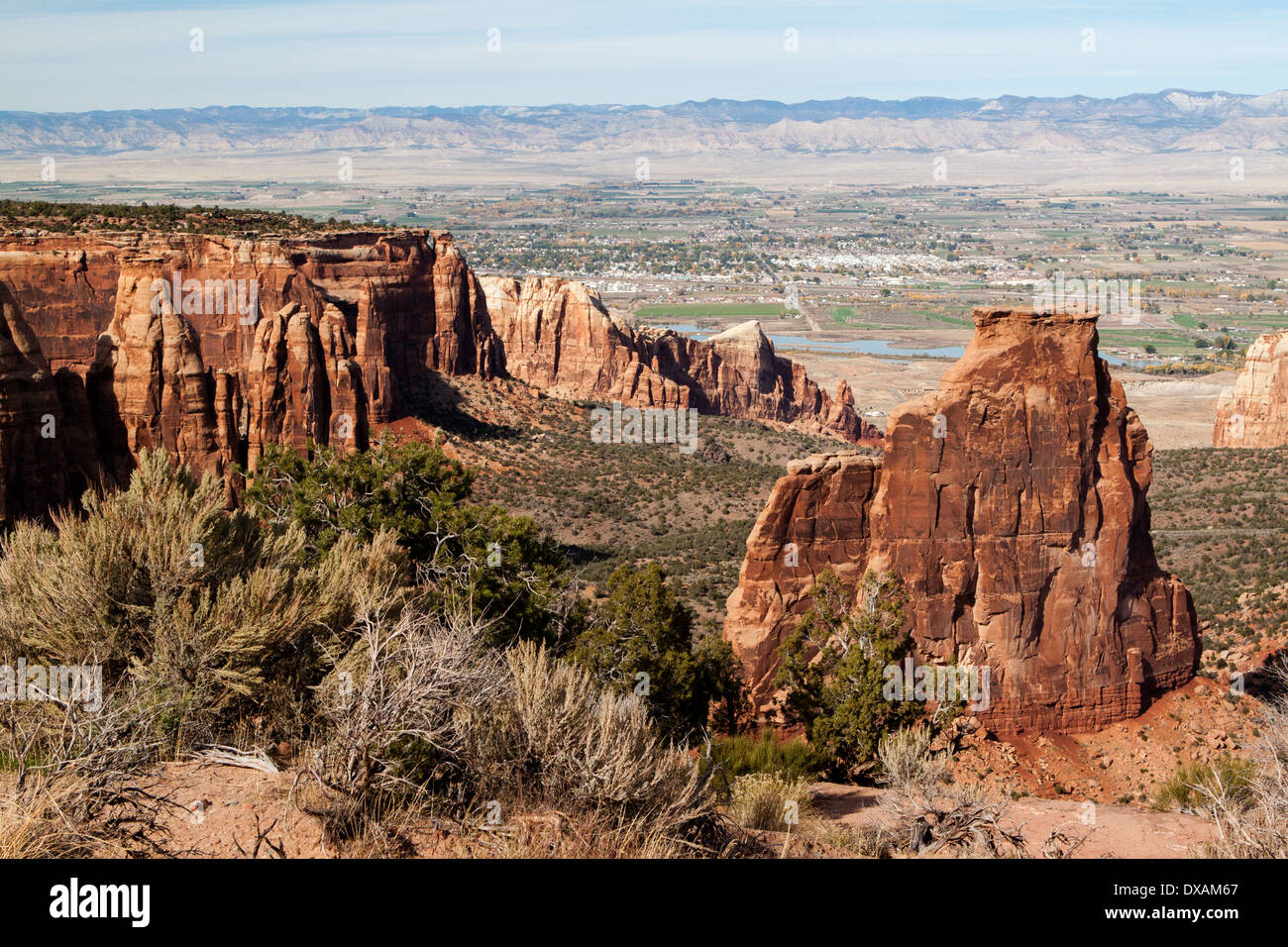 Independence Rock in Colorado National Monument USA Stock Photo - Alamy