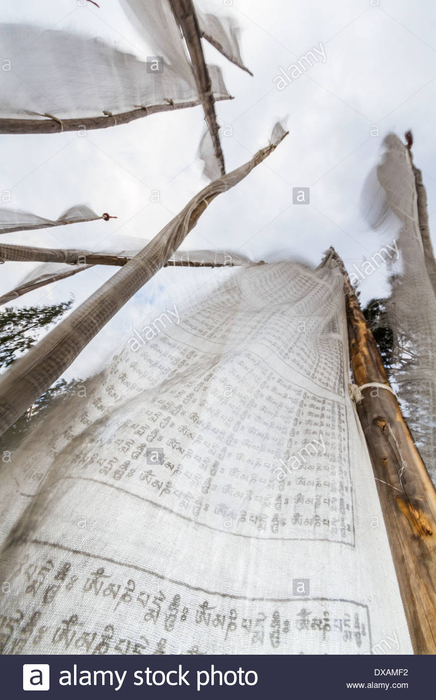Prayer Flag Poles High Resolution Stock Photography and Images - Alamy