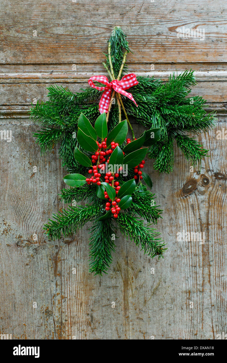 Holly leaves vertical hi-res stock photography and images - Alamy