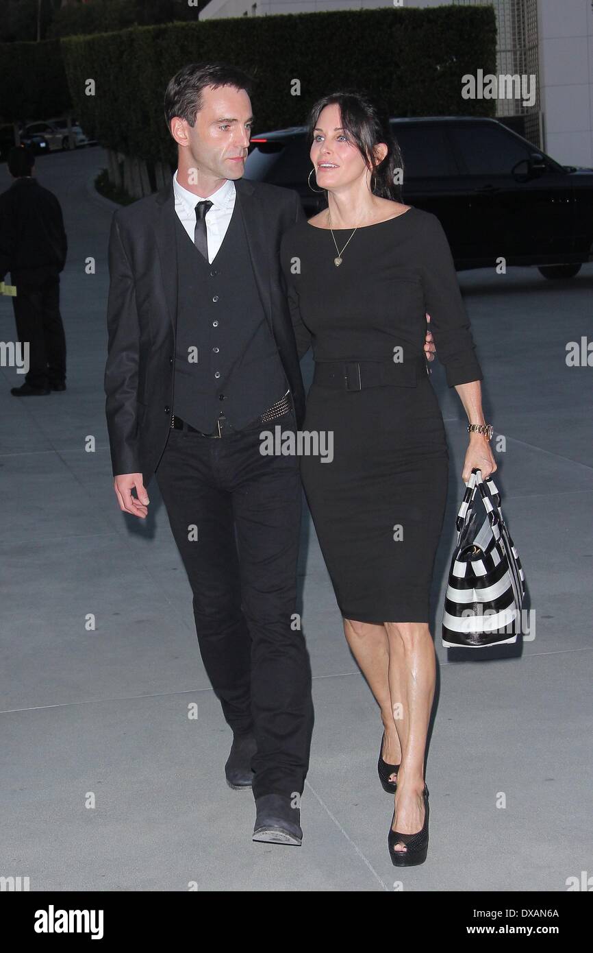 Los Angeles, California, USA. 21st Mar, 2014. Courtney Cox and Johnny ...