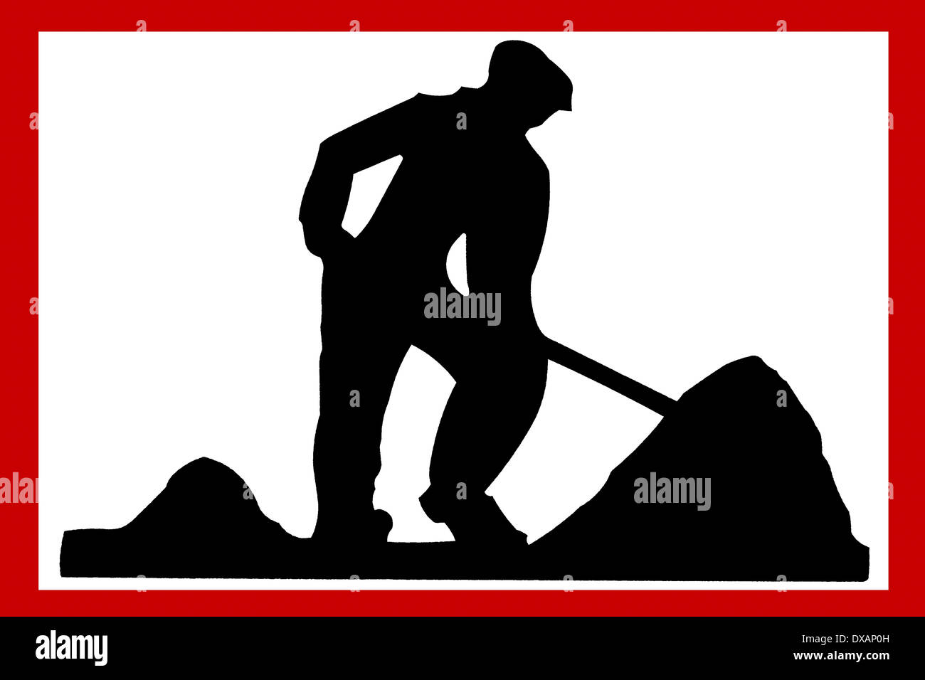 Man working icon hi-res stock photography and images - Alamy