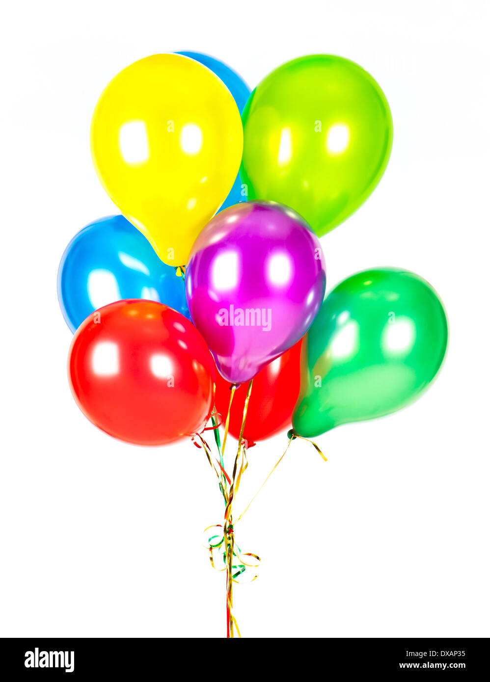 color balloons. party decoration Stock Photo - Alamy