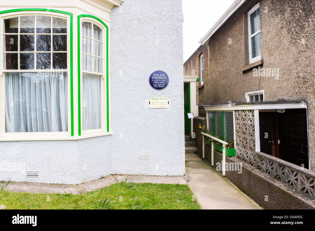 Dylan Thomas house in swansea Stock Photo - Alamy