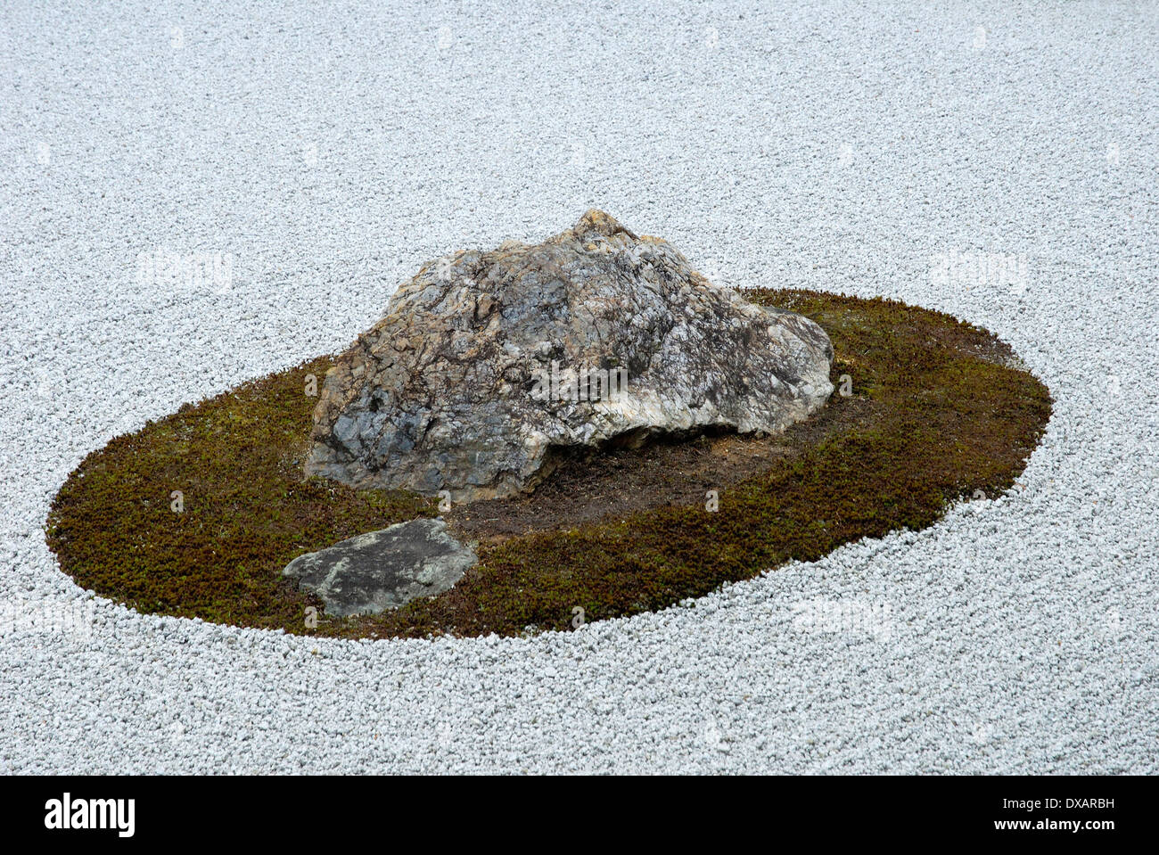 Stone garden, Kyoto Stock Photo - Alamy