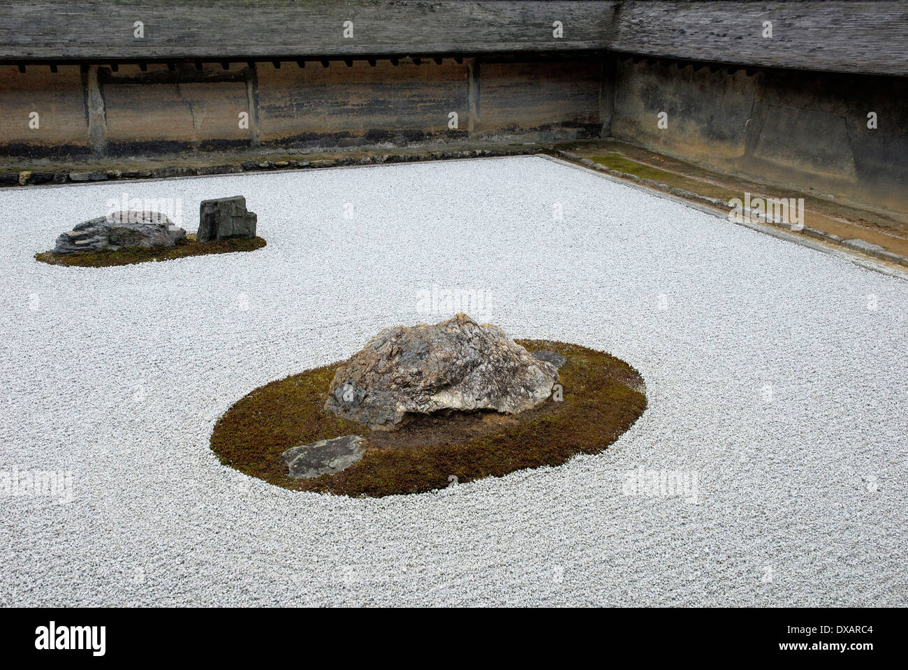 Stone garden, Kyoto Stock Photo - Alamy