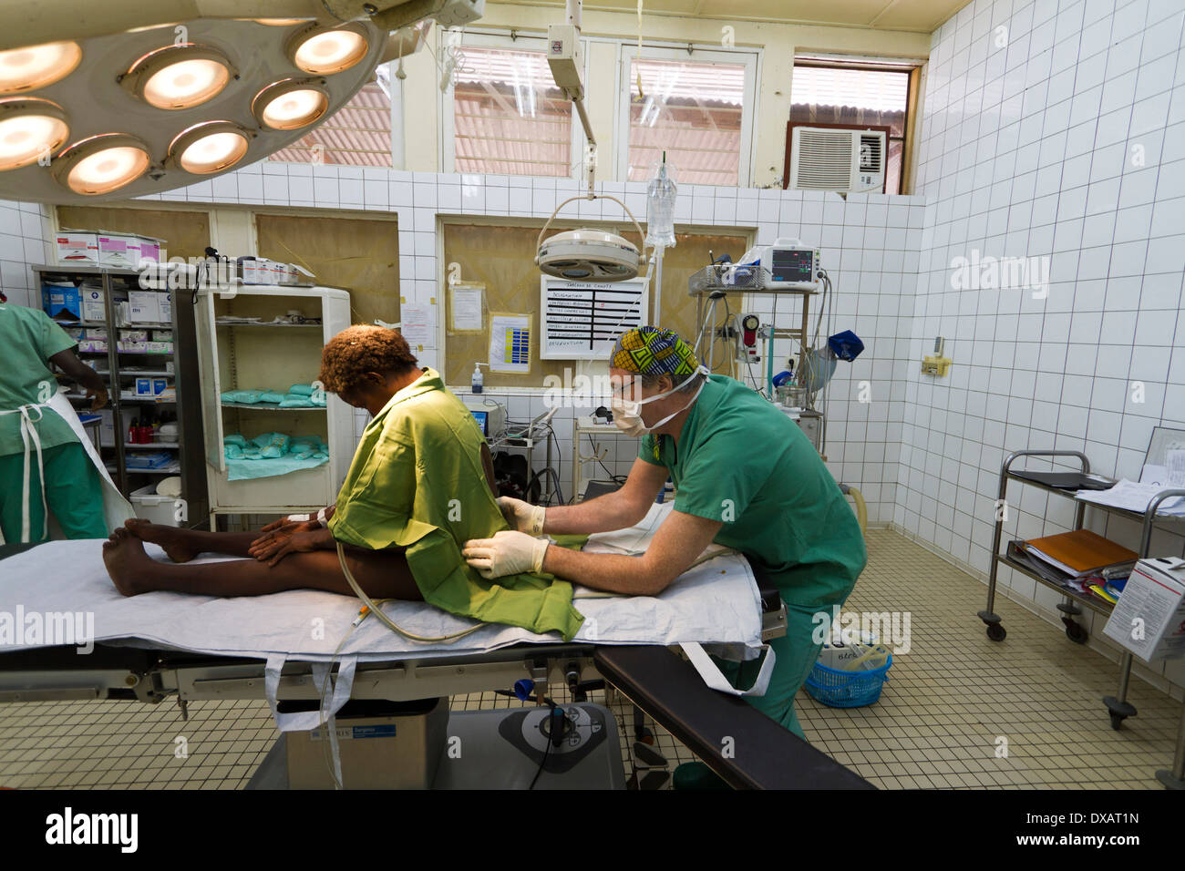 Hospital spinal anesthesia anaesthetic anesthetic hi-res stock ...