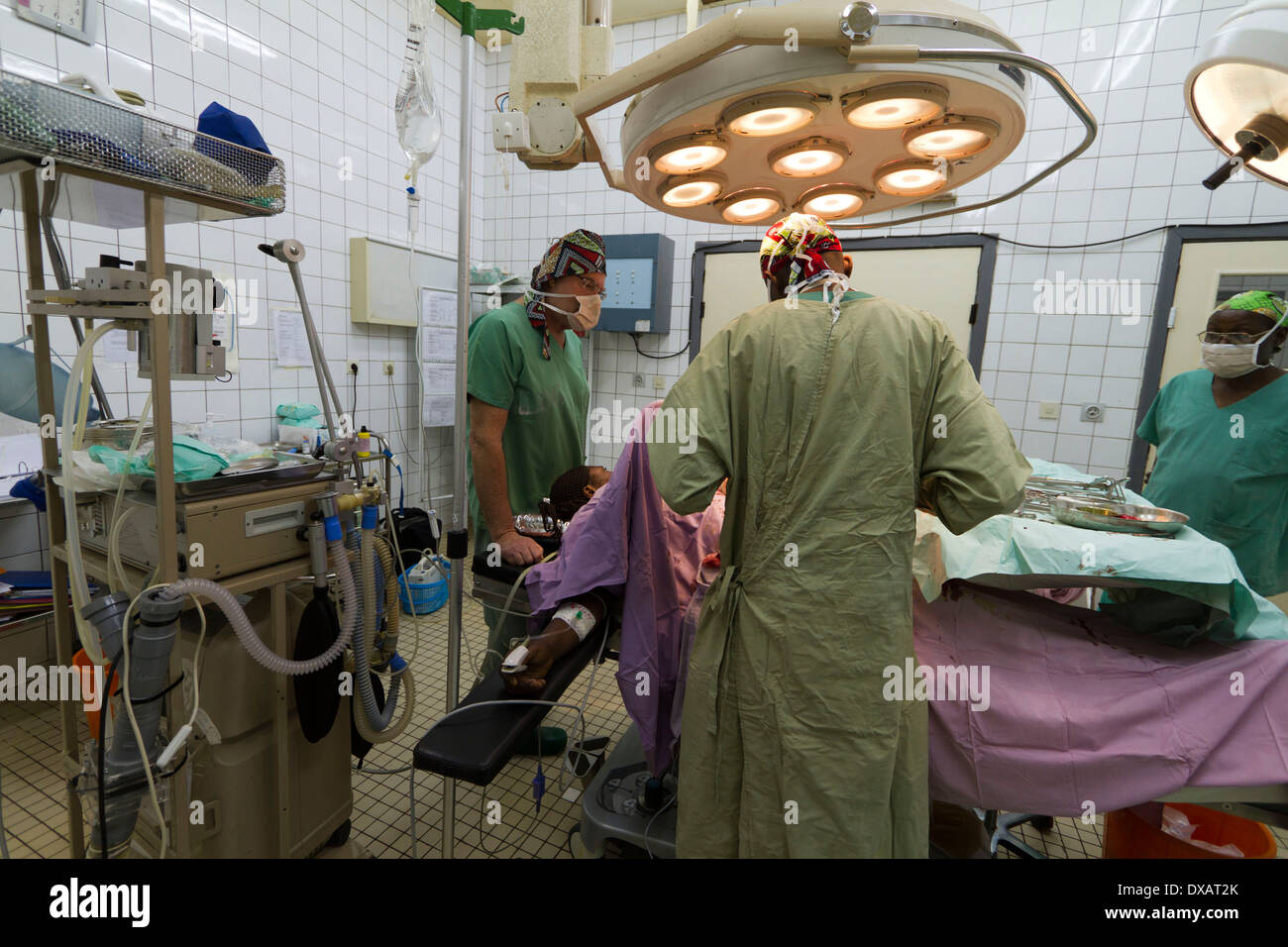 operating theater in the MSF hospital ,Rutshuru,North Kiwu ,DRC ...