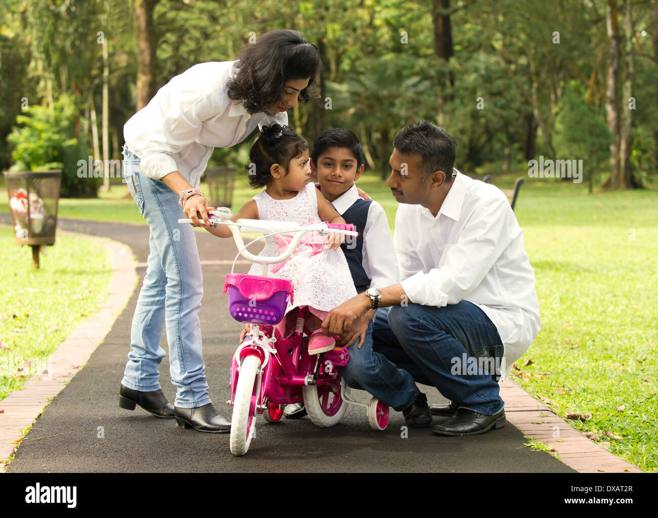 Family india exercise hi-res stock photography and images - Alamy