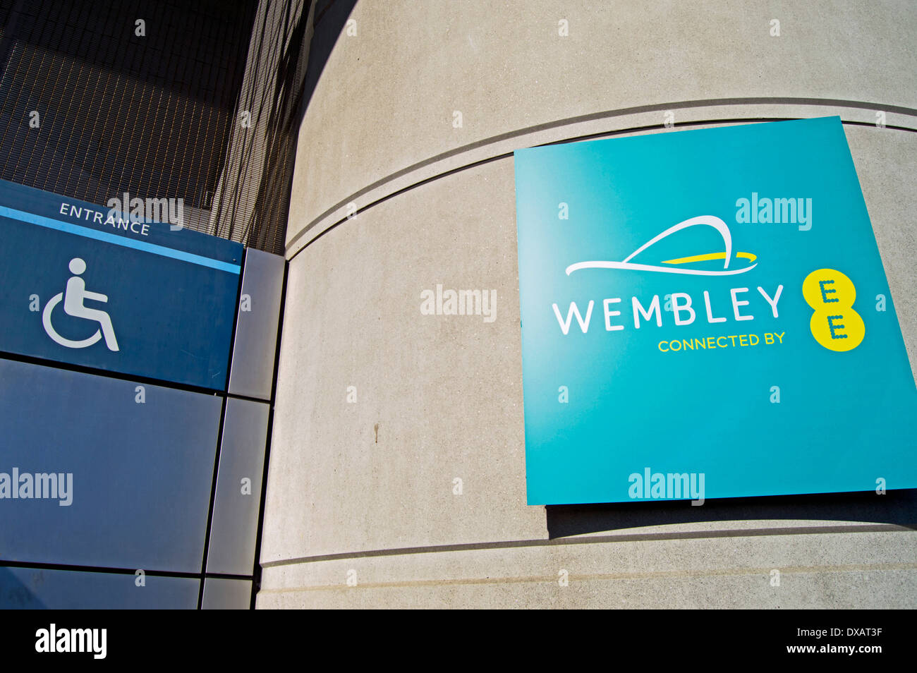 Wembley Stadium disabled entrance, London Borough of Brent, London ...