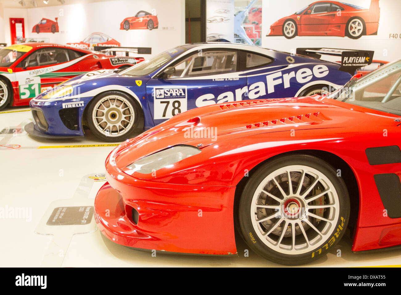 Ferrari Museum, Modena, Emilia Romagna, Italy Stock Photo - Alamy