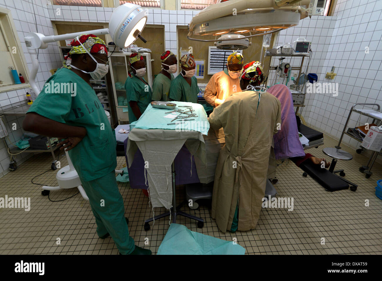 operating theater in the MSF hospital ,Rutshuru,North Kiwu ,DRC ...