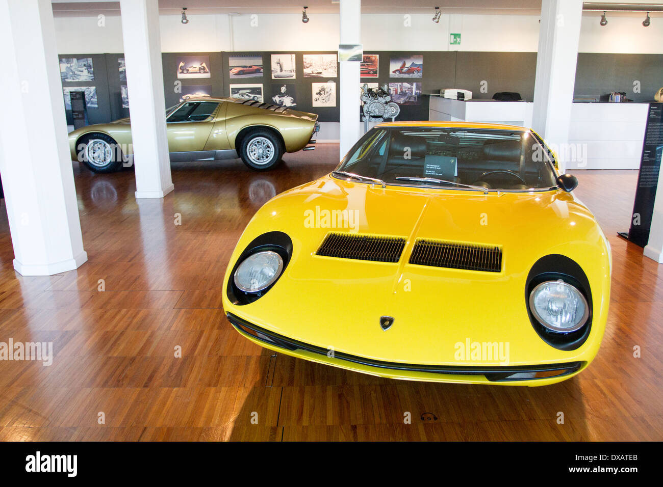 Lamborghini Museum, Bologna, Emilia Romagna, Italy Stock Photo - Alamy