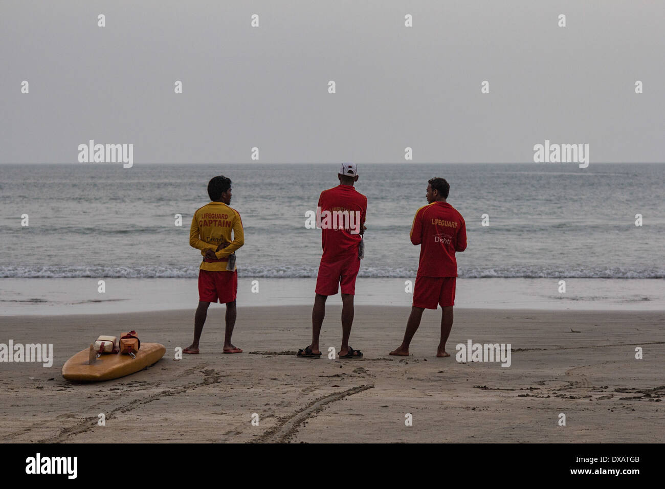 Lifeguards at Palolem Beach in Goa, India Stock Photo - Alamy