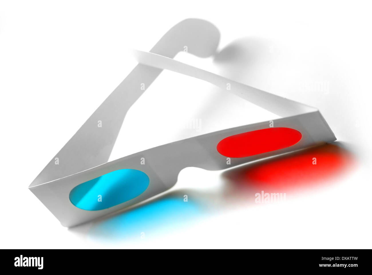 3D glasses on white background / 3D spectacles Stock Photo - Alamy