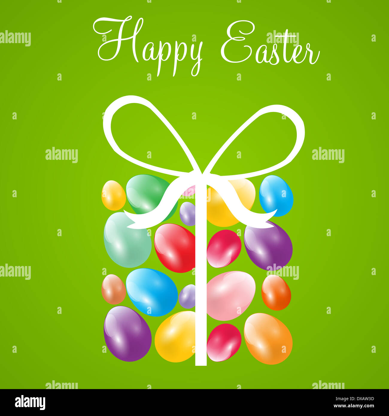 Easter Background Vector Illustration Stock Photo - Alamy