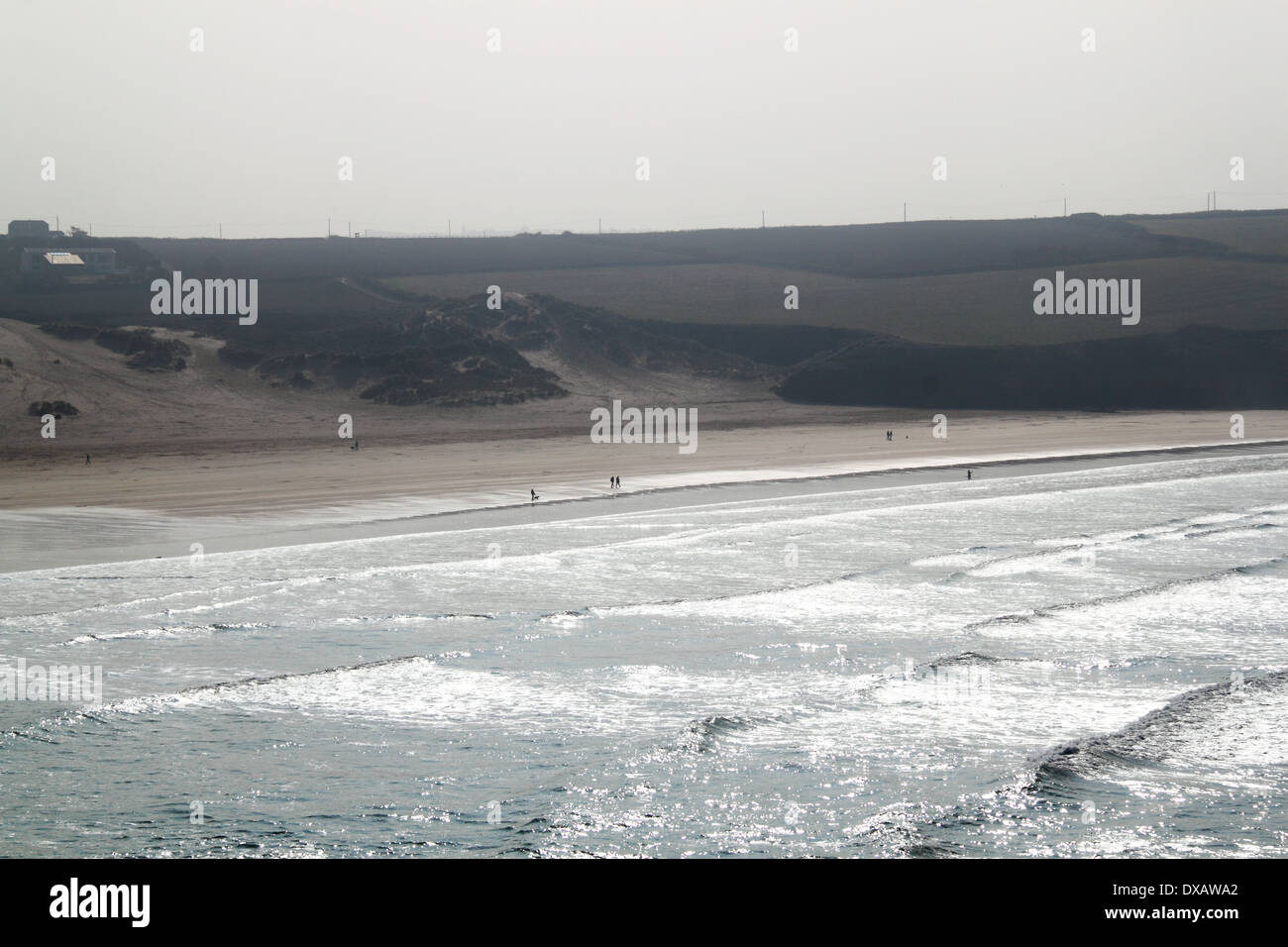 Crantock bay hi-res stock photography and images - Alamy