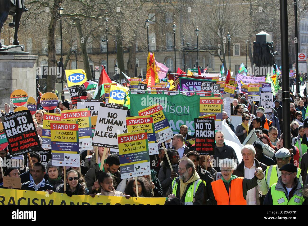 Anti racism rally london hi-res stock photography and images - Alamy