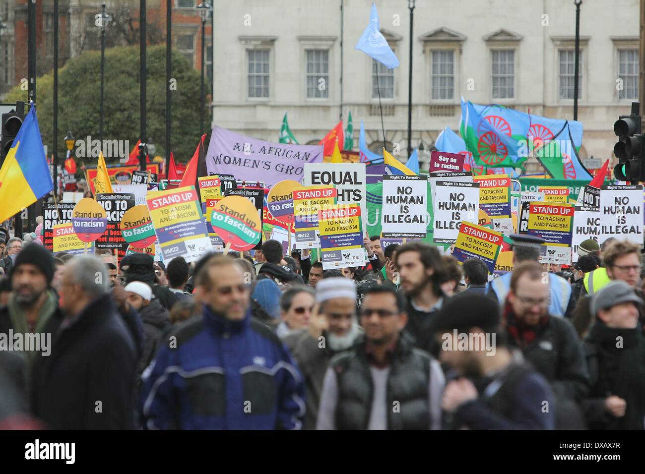 Anti racism rally london hi-res stock photography and images - Alamy