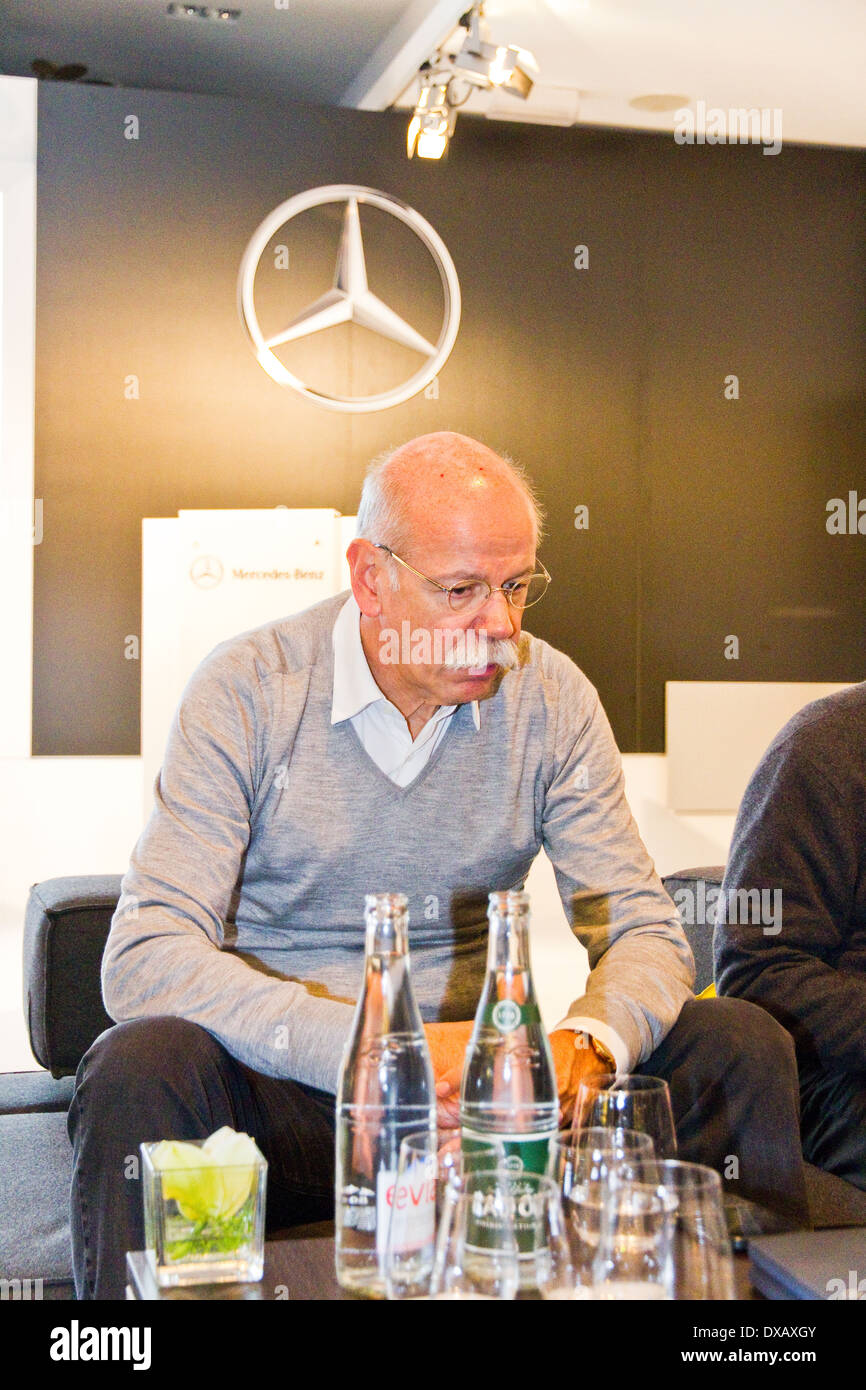 Dieter Zetsche, Daimler CEO in media interview Stock Photo - Alamy