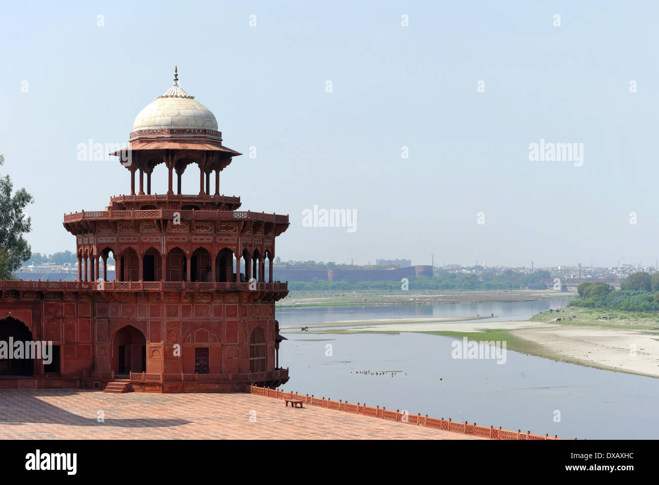 View from Taj Mahal Stock Photo - Alamy