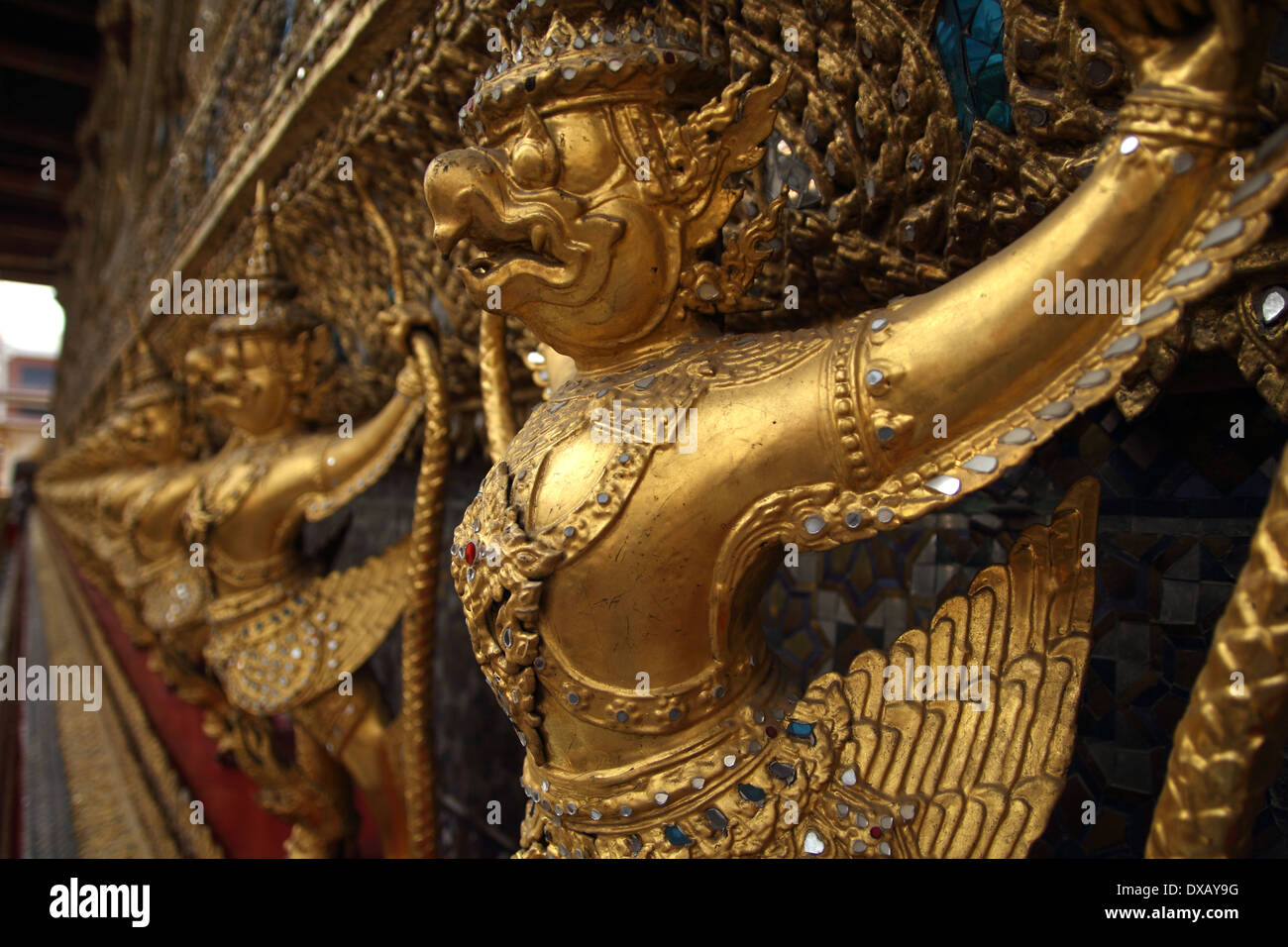 Garuda statue in The Grand Palace ( Wat Phra Kaew ) temple in Bangkok ...
