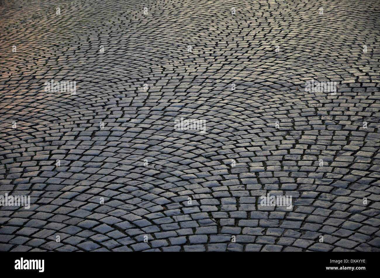 Ancient background of the cobbled road Stock Photo - Alamy