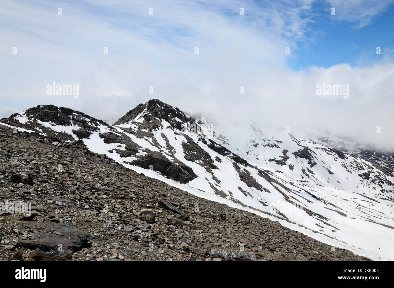 Mountain range spring slope stone hi-res stock photography and images ...