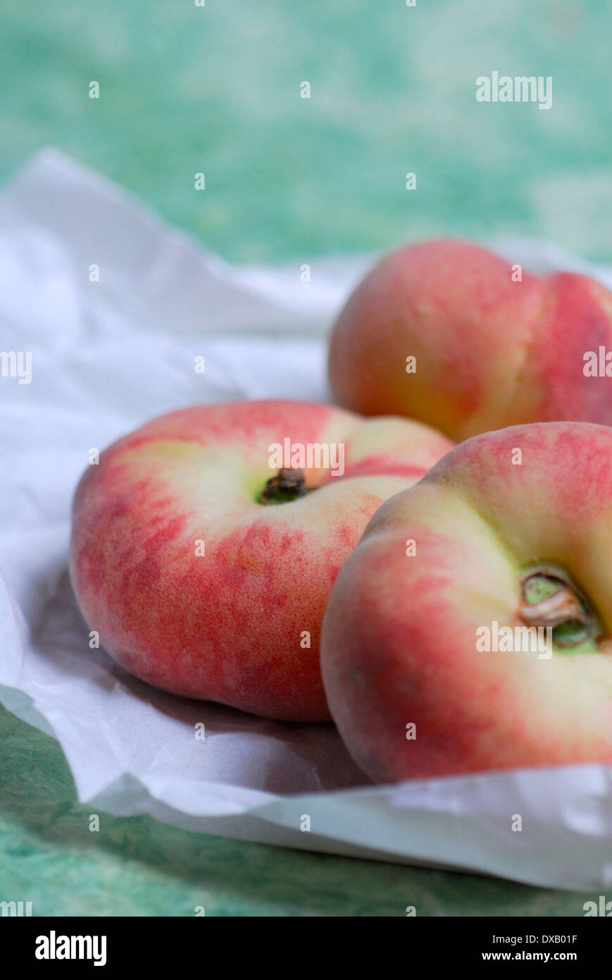 Flat peach hi-res stock photography and images - Alamy