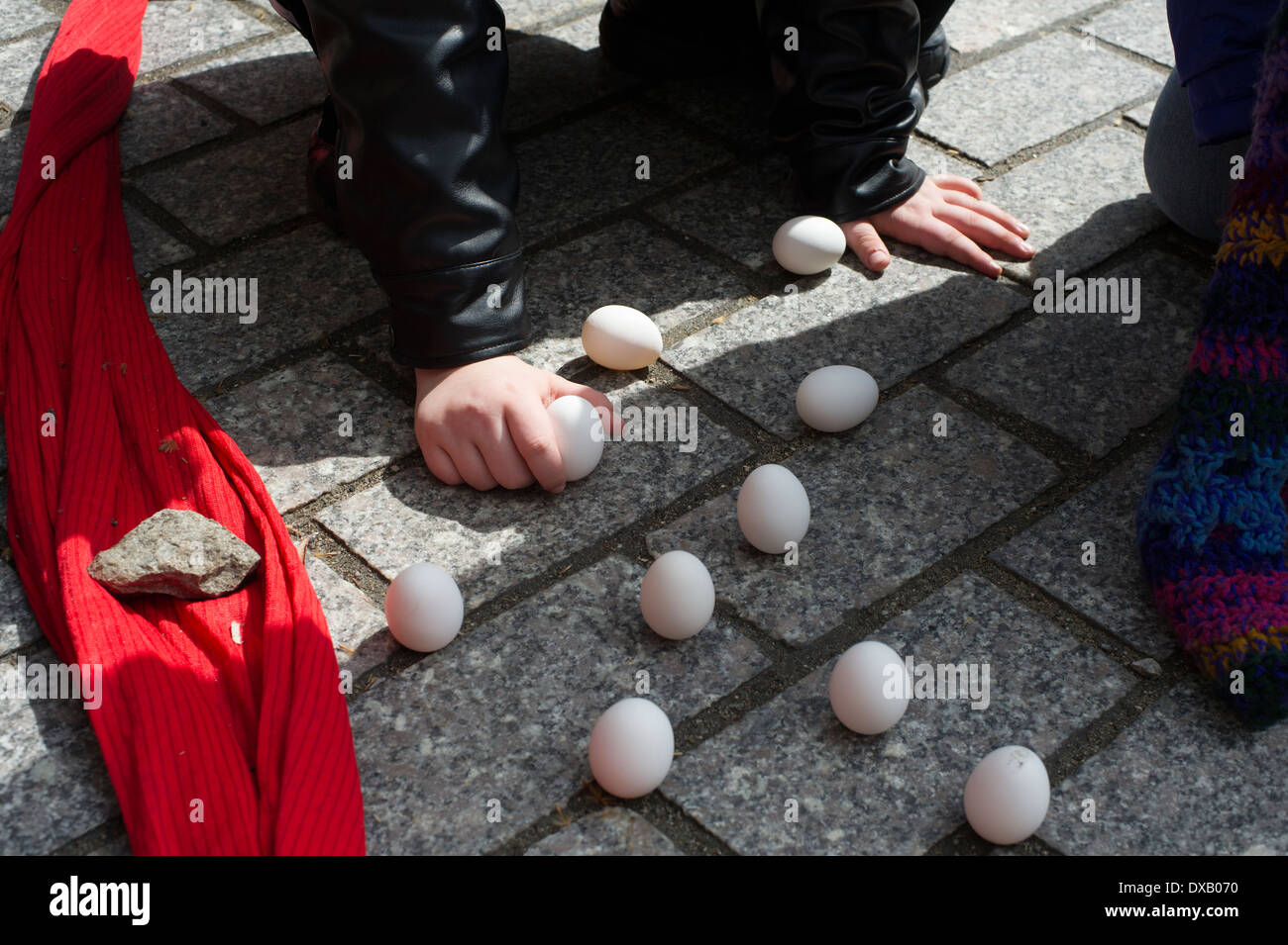 Eggs on End: Vernal Equinox Celebration in Bowling Green Park in New ...