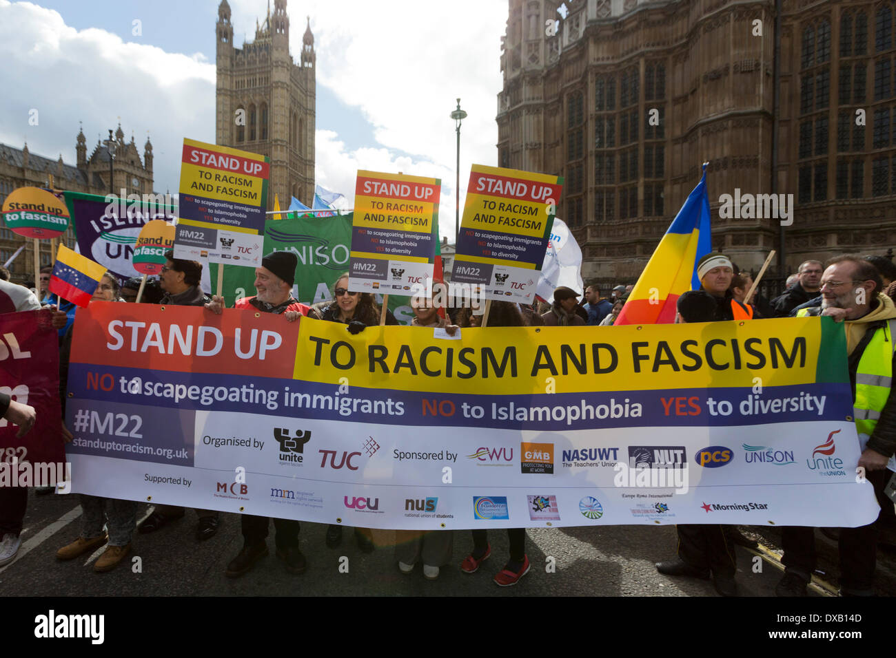 London, UK. 22 March 2014. On the United Nations Anti-Racism Day ...