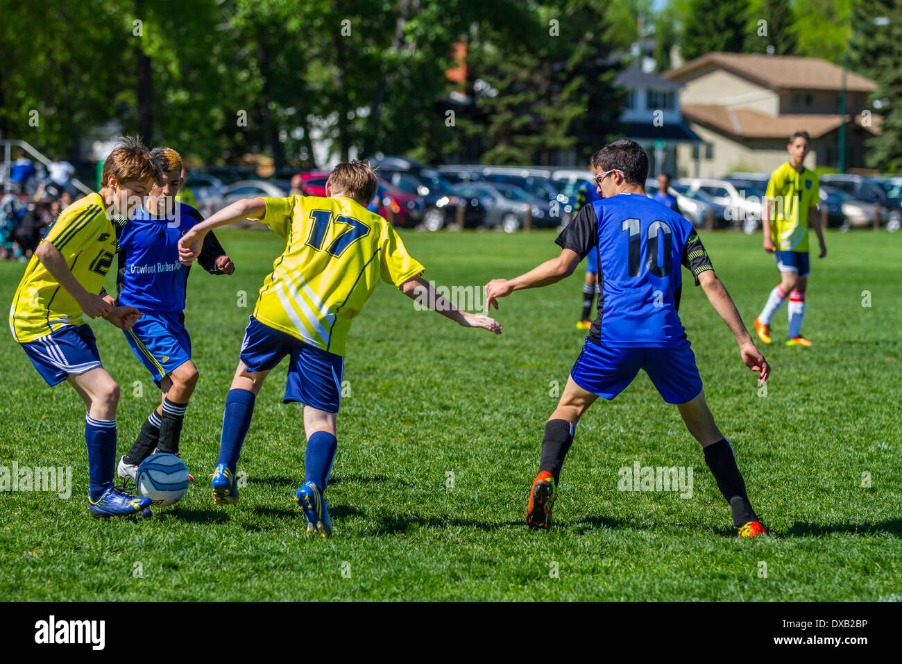Teens soccer (together) hi-res stock photography and images - Alamy