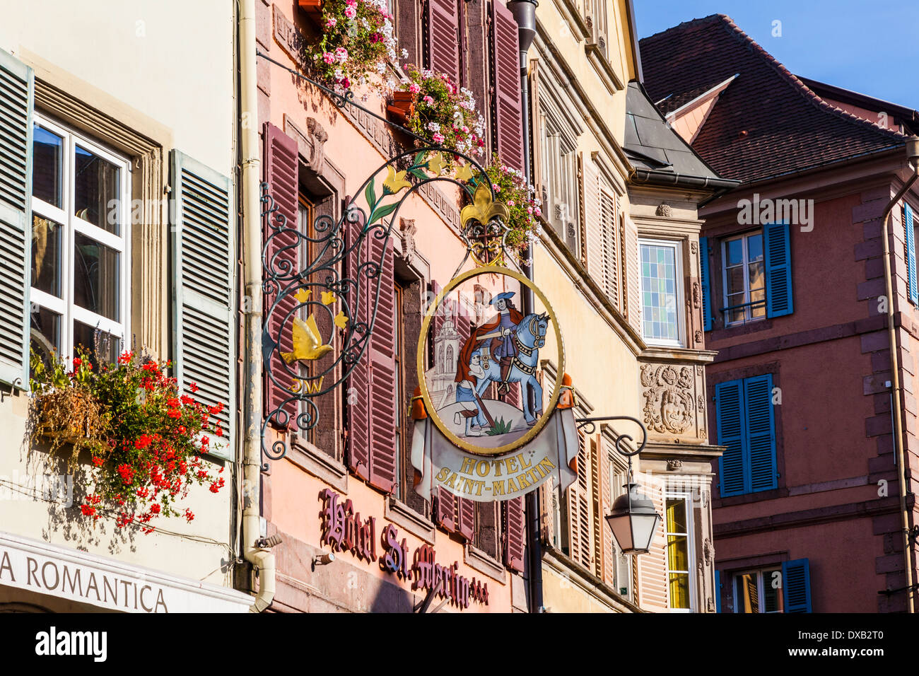 Colourful buildings in the old town of Colmar, Alsace, France Stock ...