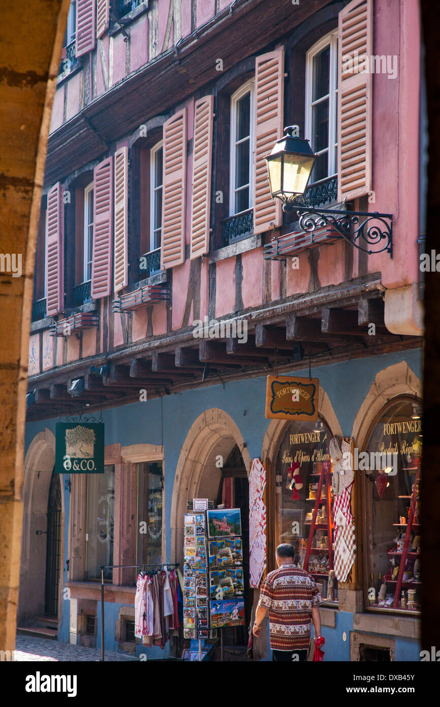 Colourful buildings in the old town of Colmar, Alsace, France Stock ...