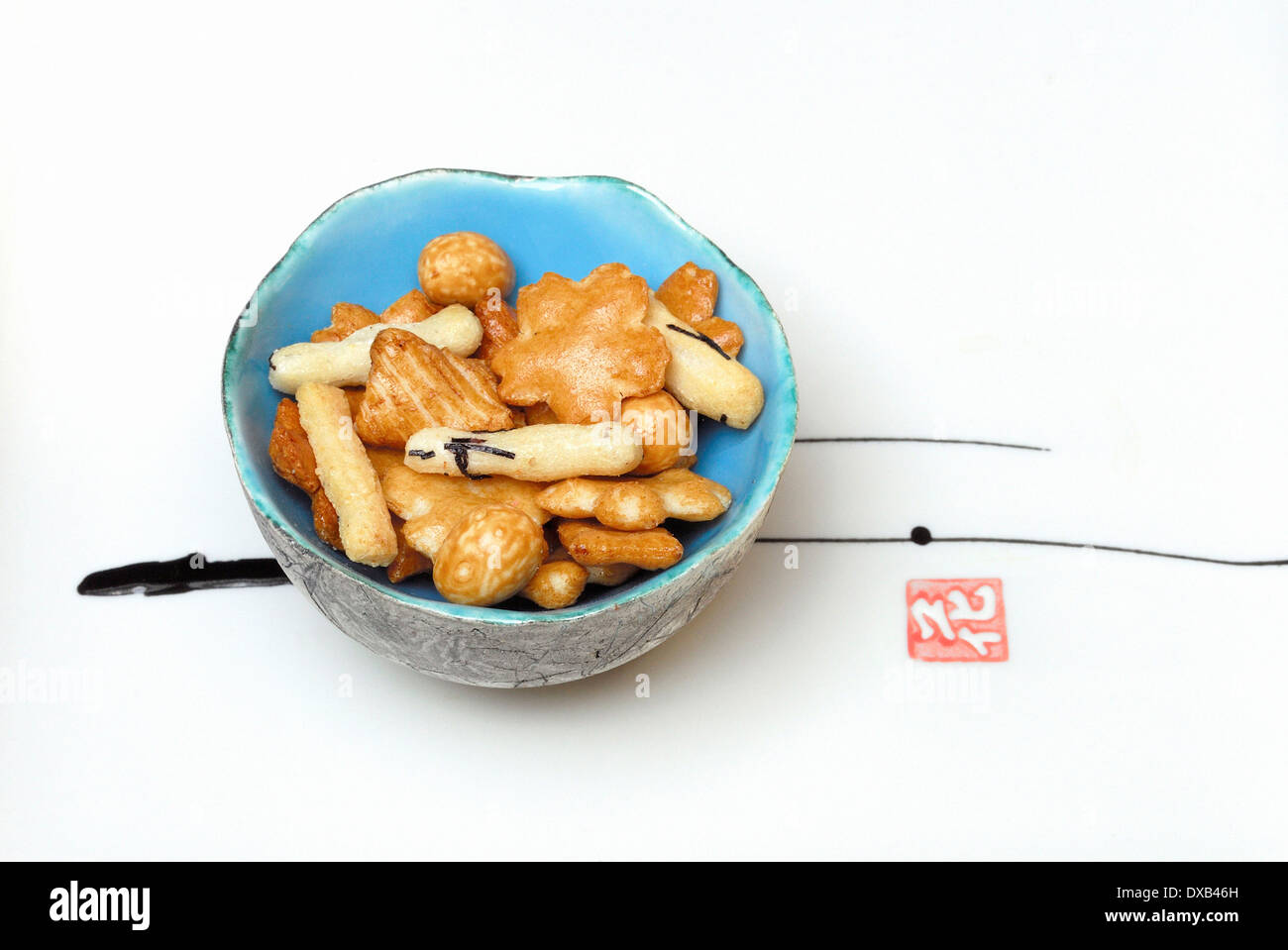 Rice cracker hi-res stock photography and images - Alamy