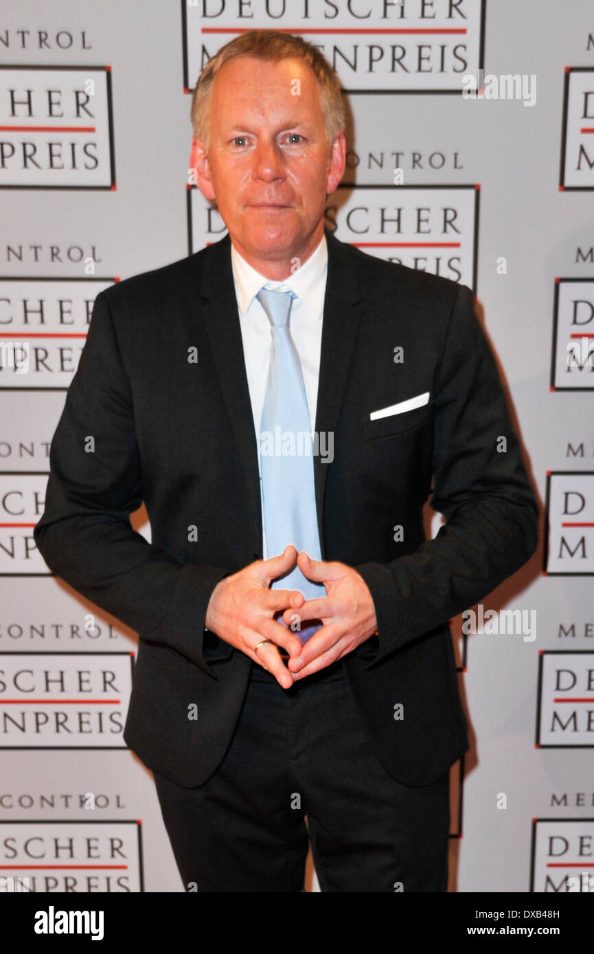Johannes B. Kerner at the ceremony German Media Prize 2013 at the ...