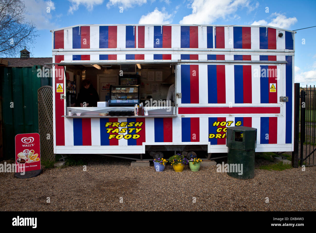 Fast Food Caravan Stock Photo - Alamy