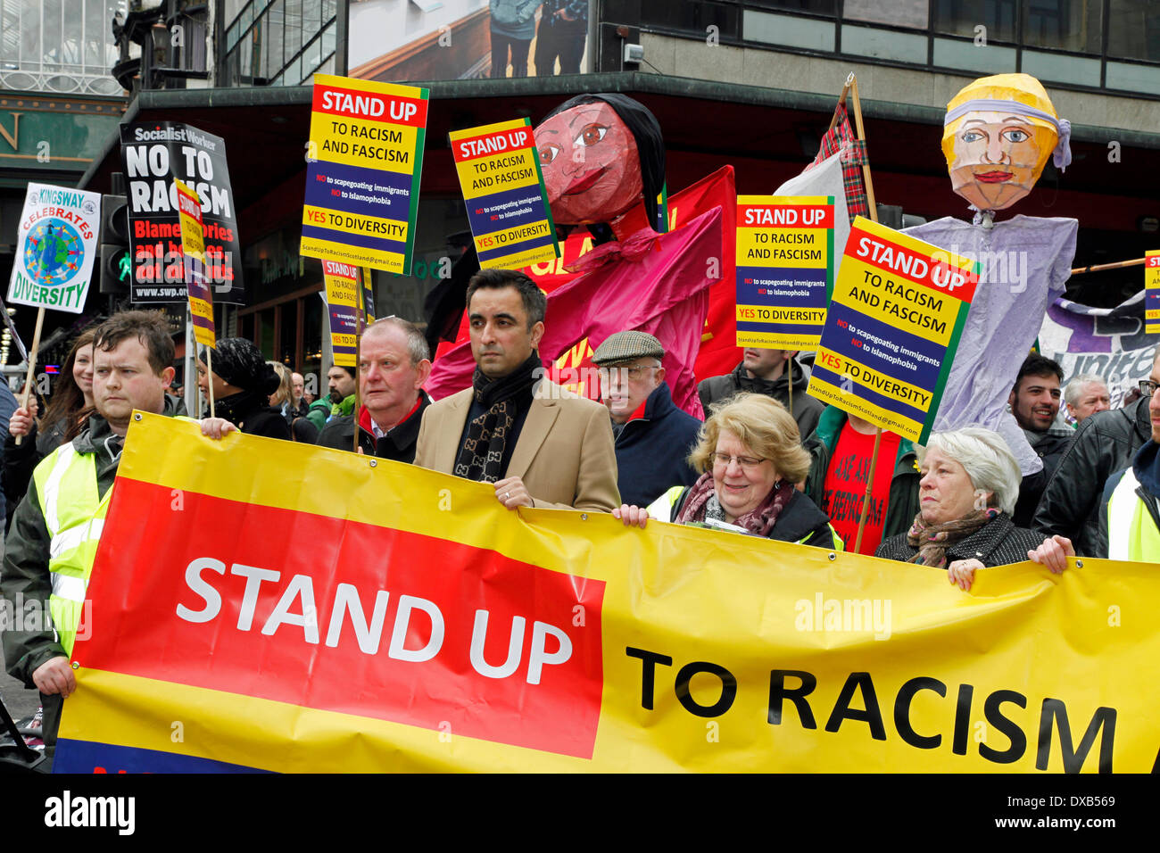 Anti racism demonstrators hi-res stock photography and images - Alamy