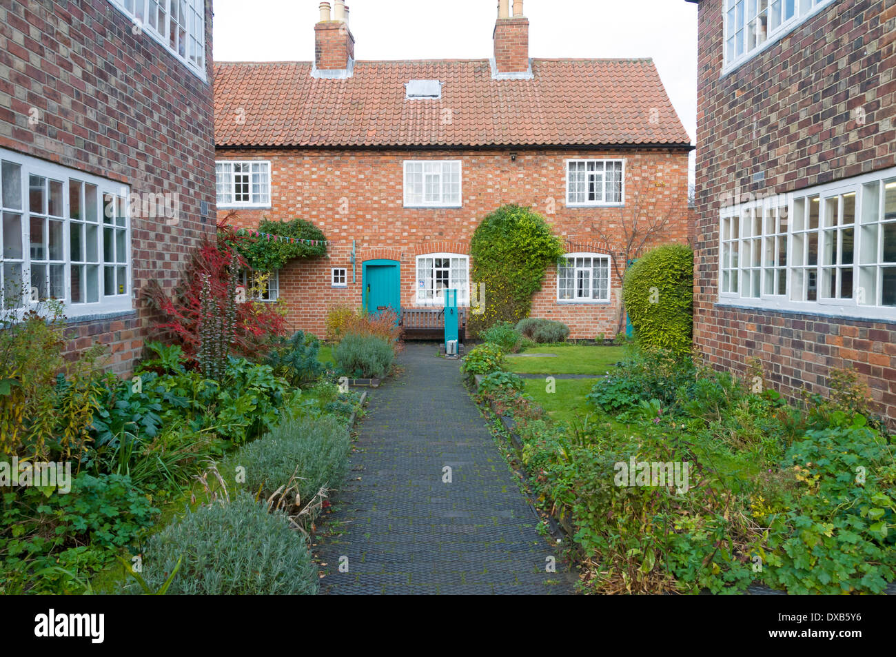 The garden at the Framework Knitters Museum, Ruddington, Nottingham ...