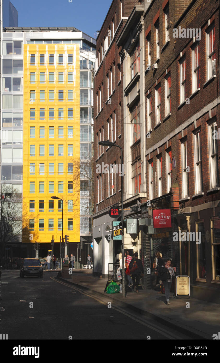 Denmark Street in central London Stock Photo - Alamy