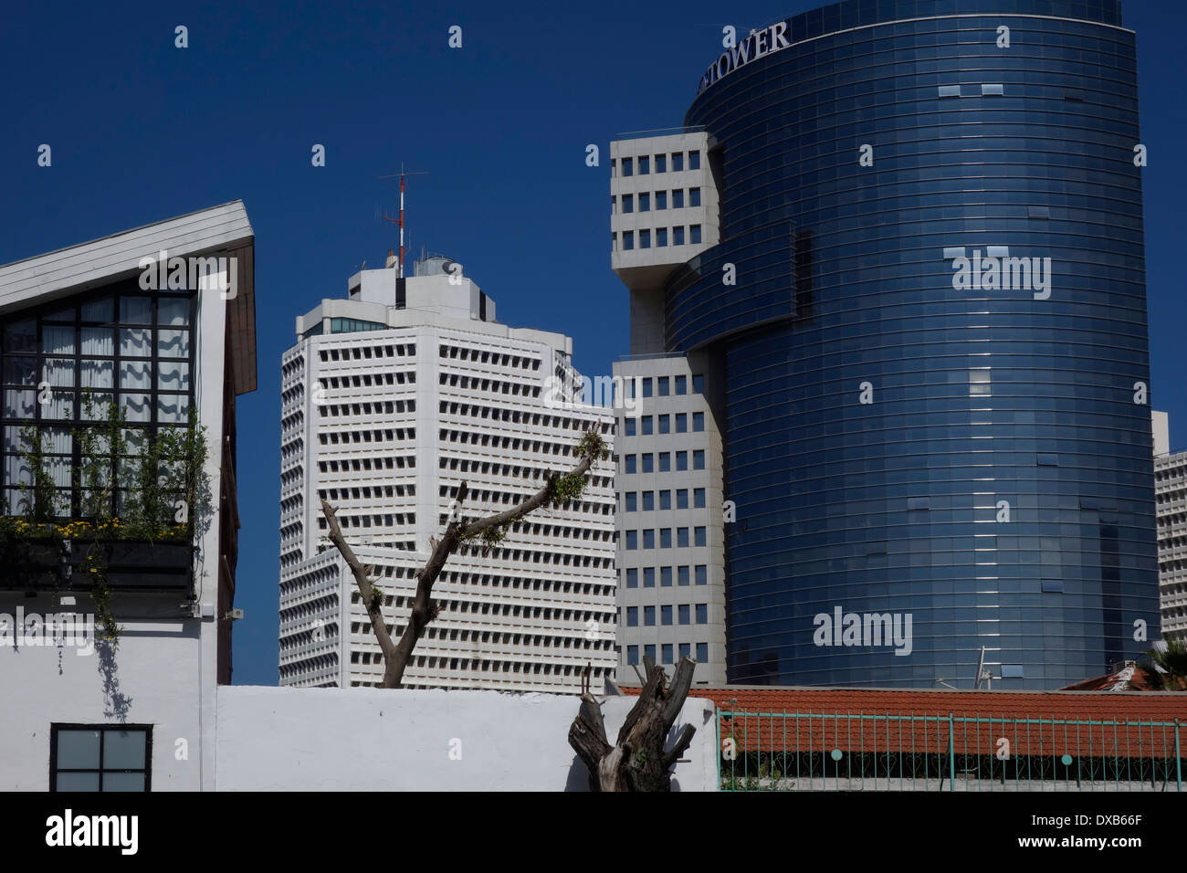 High-rise office buildings in the Textile House seafront office complex ...