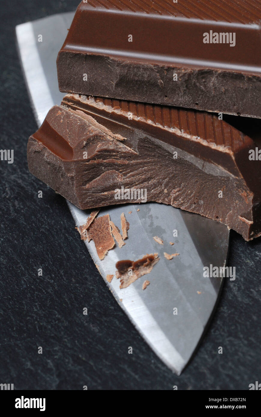 Chocolate knife hi-res stock photography and images - Alamy