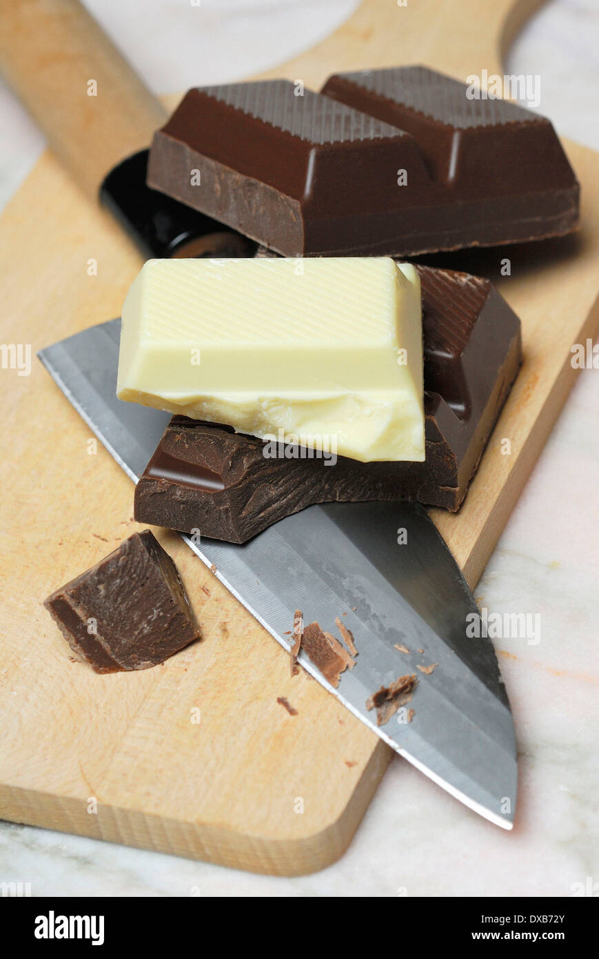 Chocolate knife hi-res stock photography and images - Alamy