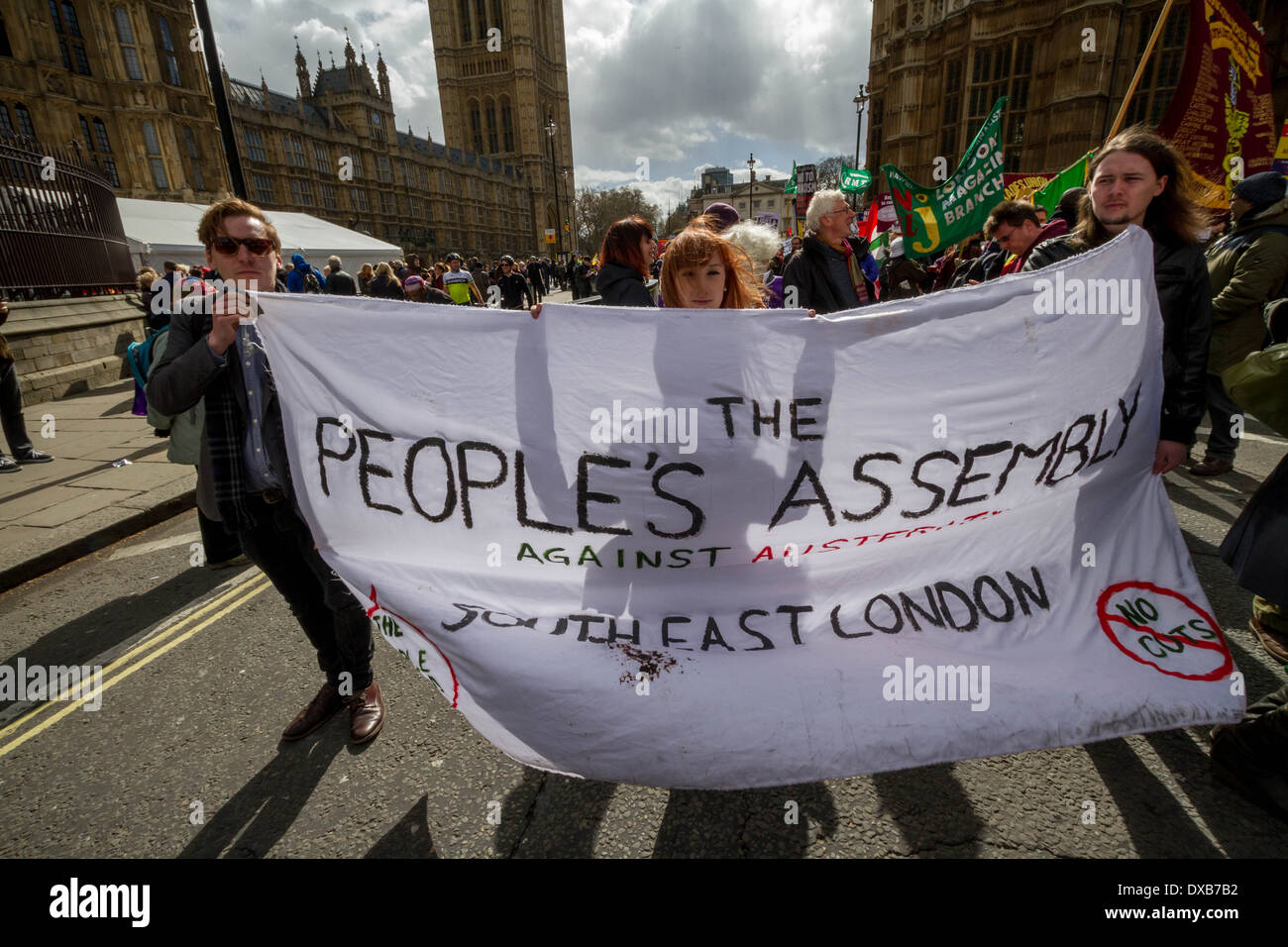 March against racism and fascism on United Nations International Anti ...