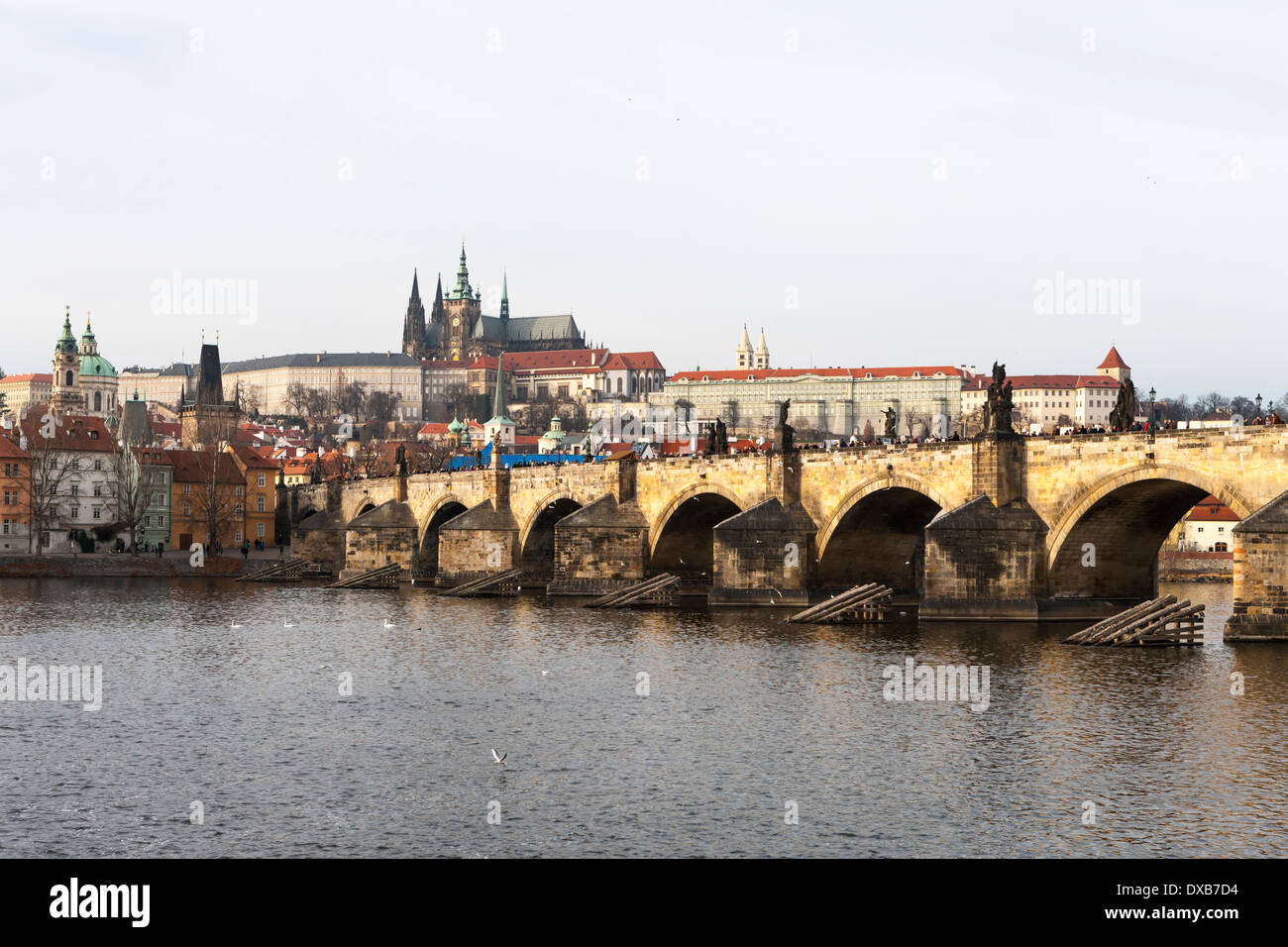Charles bridge medieval stone hi-res stock photography and images - Alamy