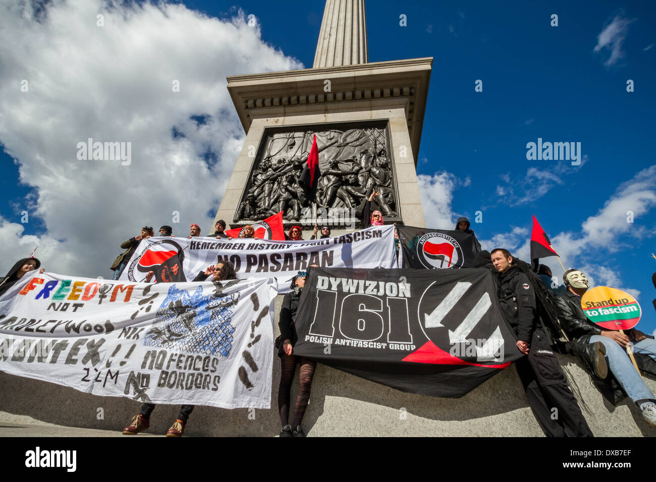 March against racism and fascism on United Nations International Anti ...