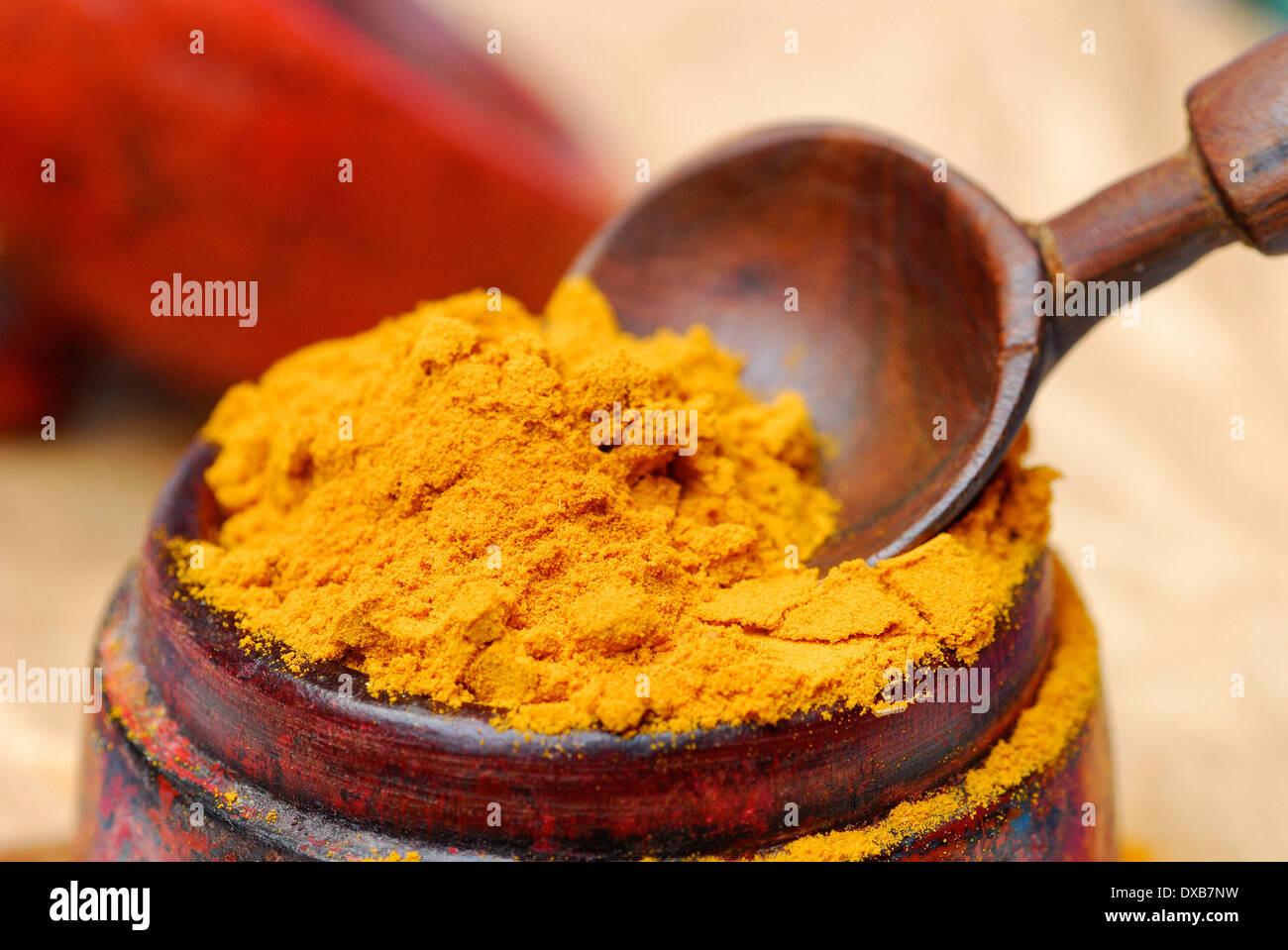 Turmeric powder hi-res stock photography and images - Alamy