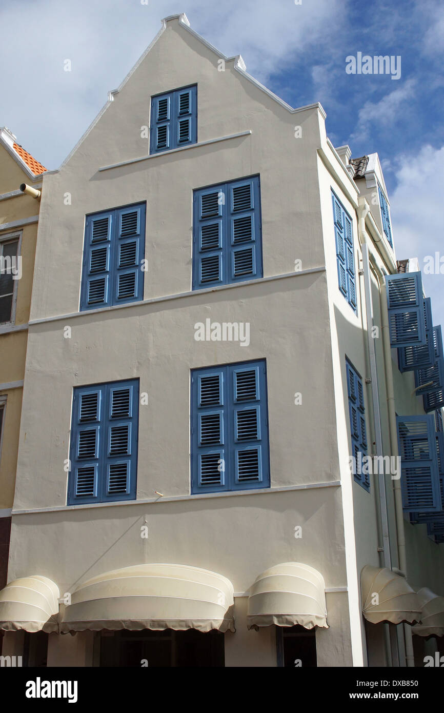 Historic Building, Willemstad, Curacao, ABC Islands Stock Photo - Alamy